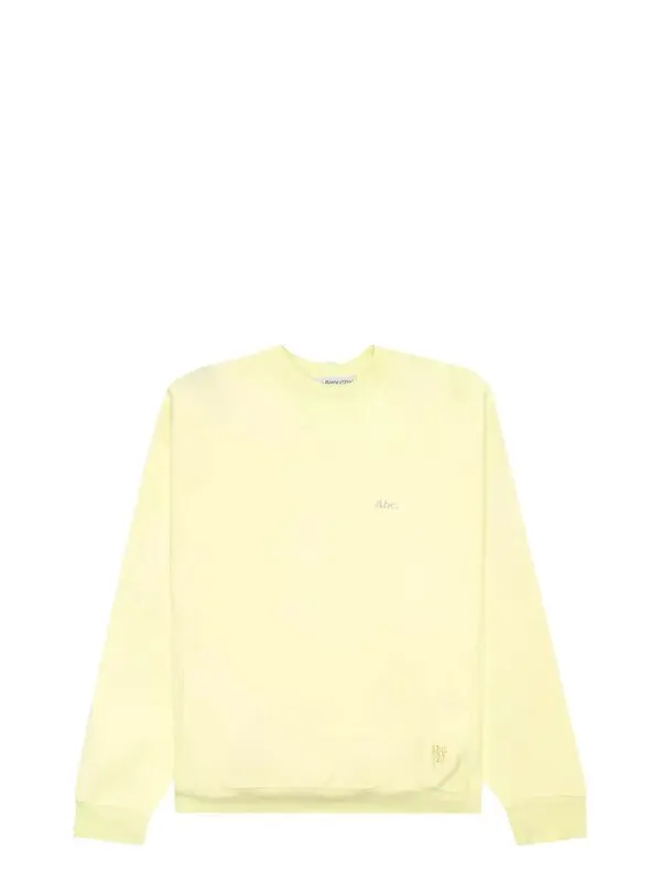 ADVISORY BOARD CRYSTALS Logo-embroidered Sweatshirt - Yellow