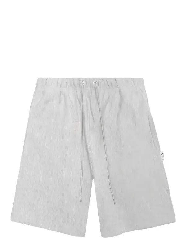 ADVISORY BOARD CRYSTALS Drawstring-waist Shorts - Grey