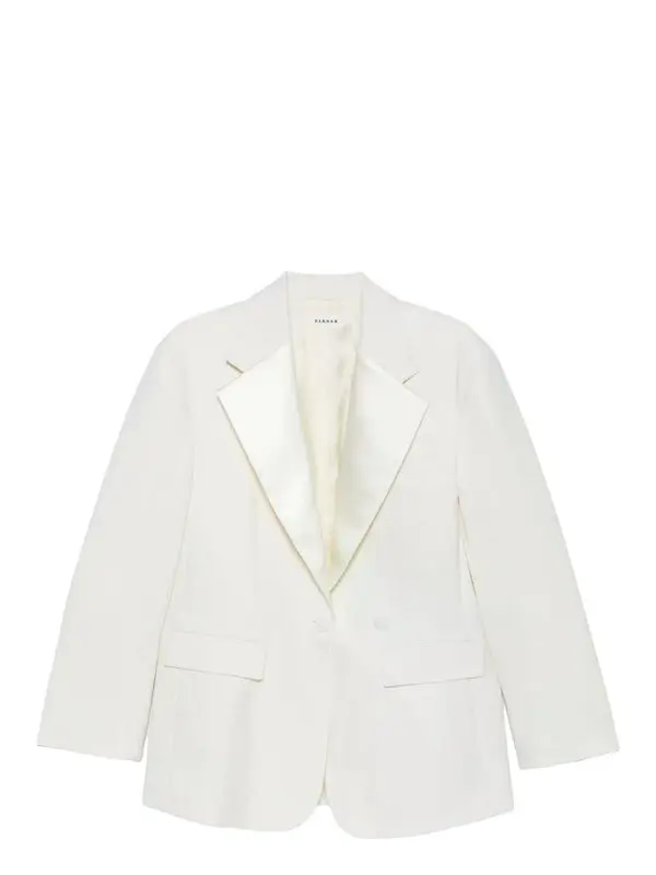 P.a.r.o.s.h Wide-lapel Blazer - Neutrals