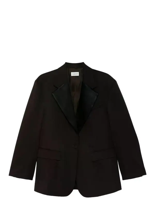 P.a.r.o.s.h Wide-lapel Blazer - Brown