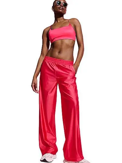 Victoria's Secret Vsx Glossytech™ Wide-leg Pant - Pink
