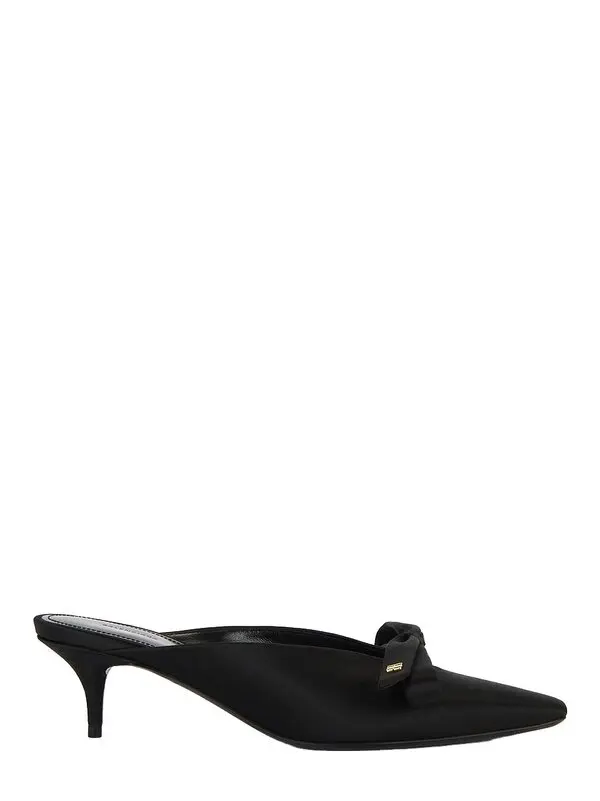 Balenciaga L50 Nano Bow Mule - Black & Gold