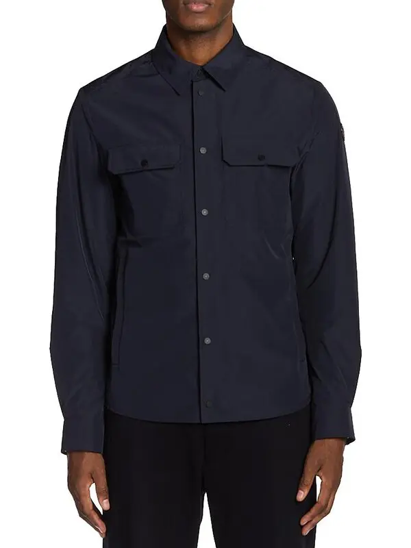 Moncler Lyle Shirt Jacket - Navy Blue