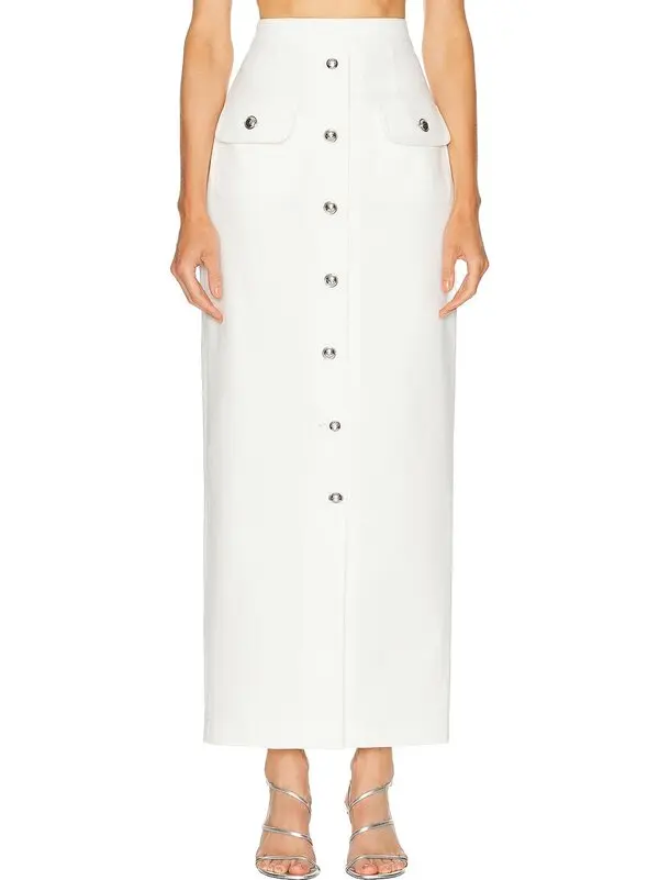 Adam Lippes Dakota Skirt - White