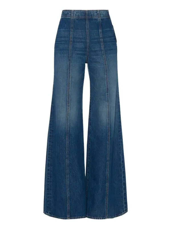Ulla Johnson The Bianca Wide-leg Jeans - Nile