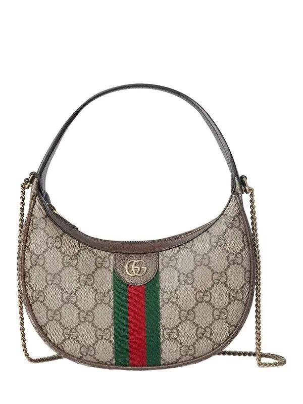 Gucci Ophidia Small Shoulder Bag - Beige