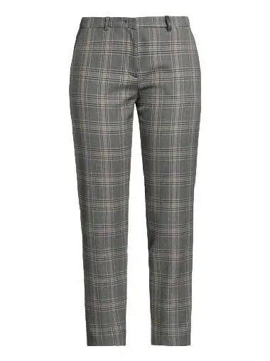 Fabiana Filippi Tapered Glen Plaid Virgin Wool Pants - Black