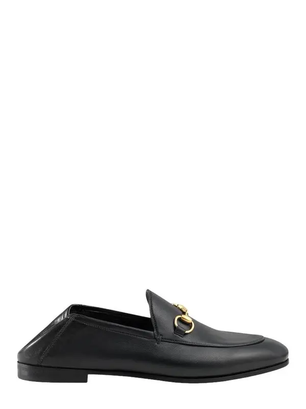 Gucci Leather Loafer With Horsebit - Black