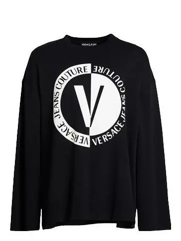 Versace T-shirt Size Cotton - Black