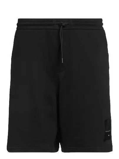 Armani Exchange Cotton-blend Bermuda Shorts - Black