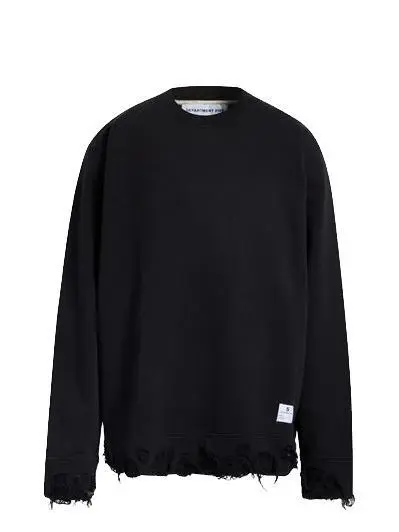 DEPARTMENT 5 Cotton Fleece Sweatshirt - Black