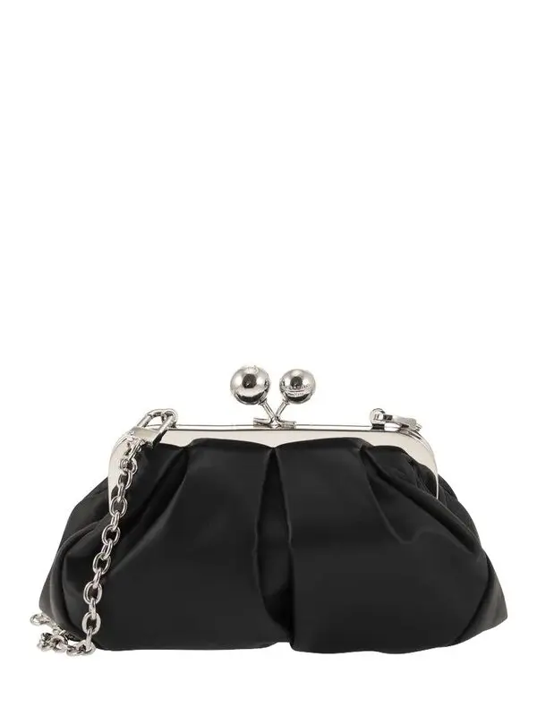 Max Mara Prati Pasticcino Small Nappa Leather Bag - Black