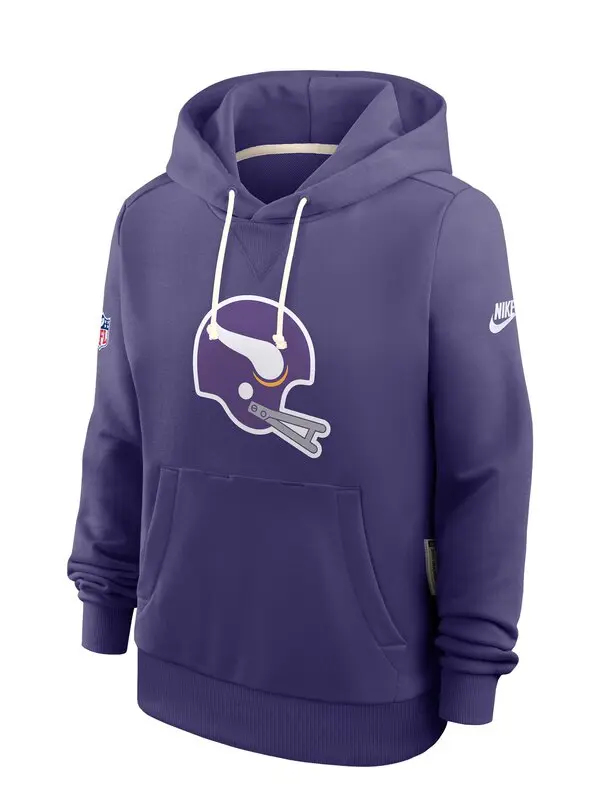 Nike Minnesota Vikings Alt Pack Dri-fit Nfl Pullover Hoodie - Purple