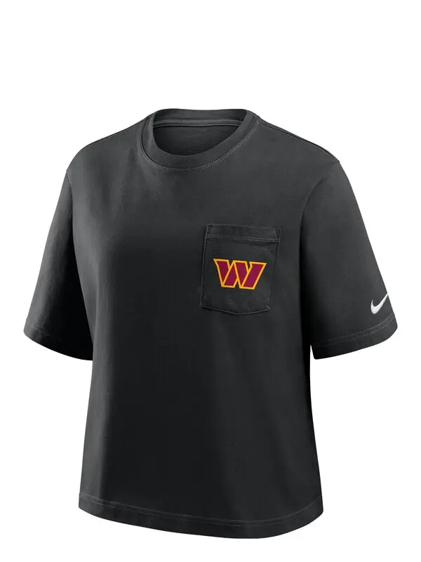 Nike Washington Commanders Rewind Boxy Nfl T-shirt - Black
