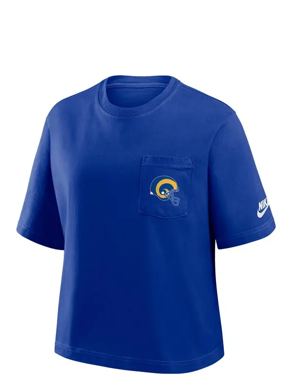 Nike Los Angeles Rams Rewind Boxy T-shirt - Blue