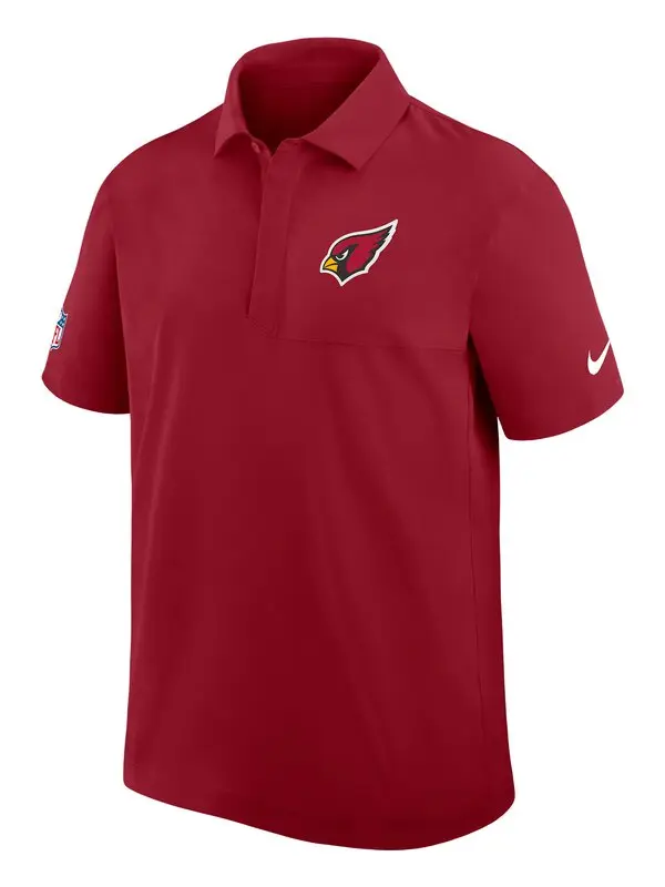 Nike Arizona Cardinals City Pride Sideline Dri-fit Nfl Polo - Red