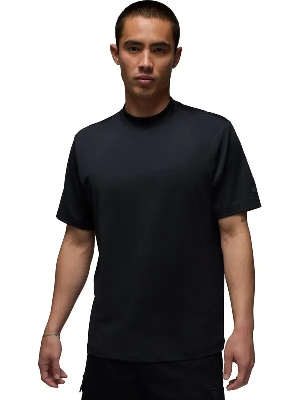 JORDAN Sport Mock-neck Golf T-shirt - Black