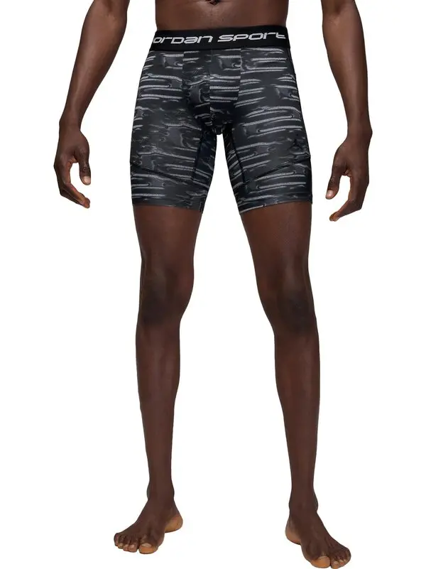 JORDAN Sport Dri-fit Printed Base Layer Shorts - Black