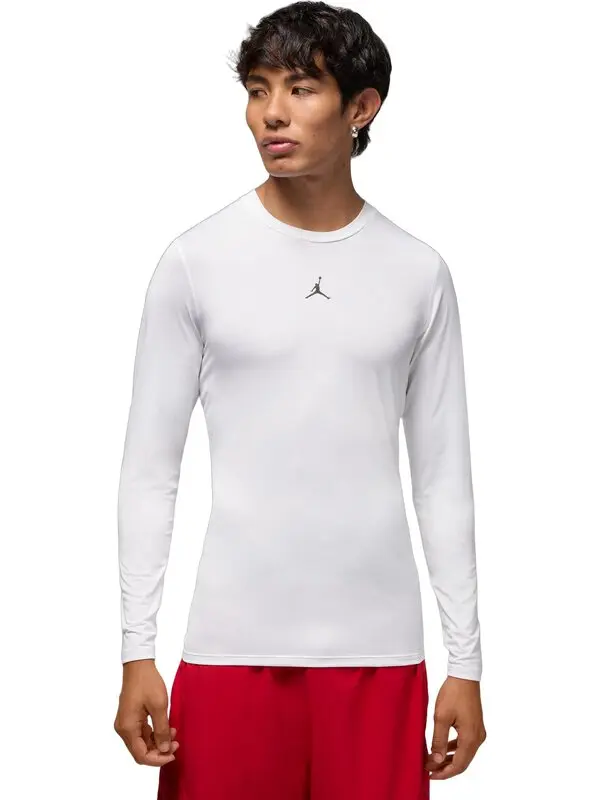 JORDAN Sport Dri-fit Long-sleeve Base Layer Top - White