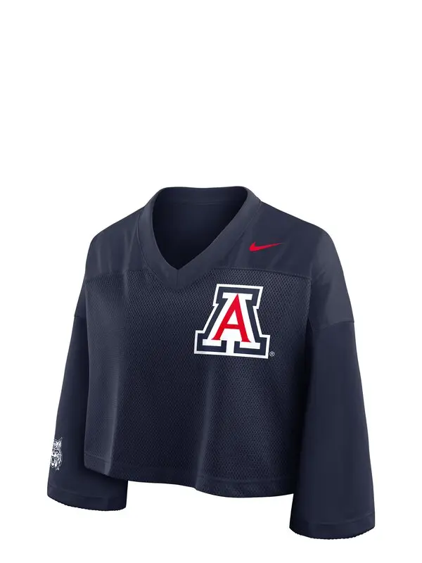 Nike Arizona Jersey Dri-fit College Cropped Top - Blue