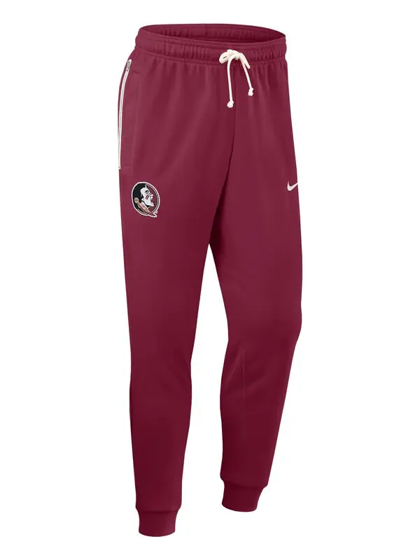 Nike Florida State Sideline Dri-fit College Taper Pants - Red