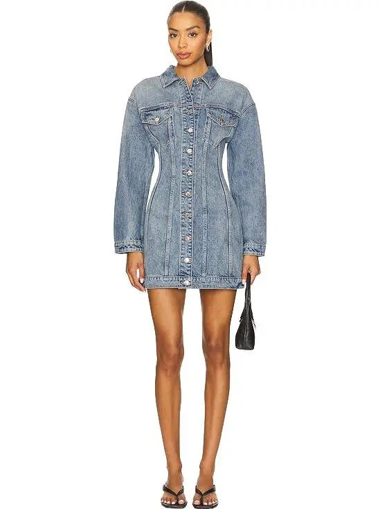 EB DENIM Prima Dress In . Also - Blue