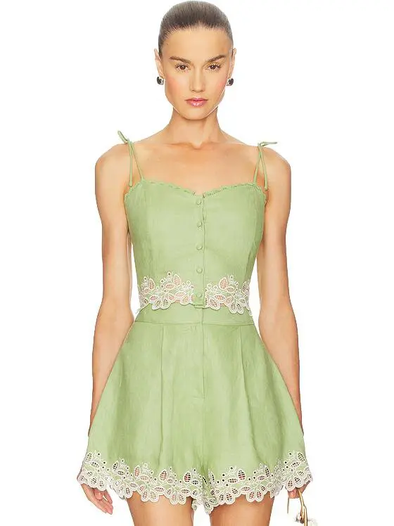 Astr The Label Kiya Top - Green