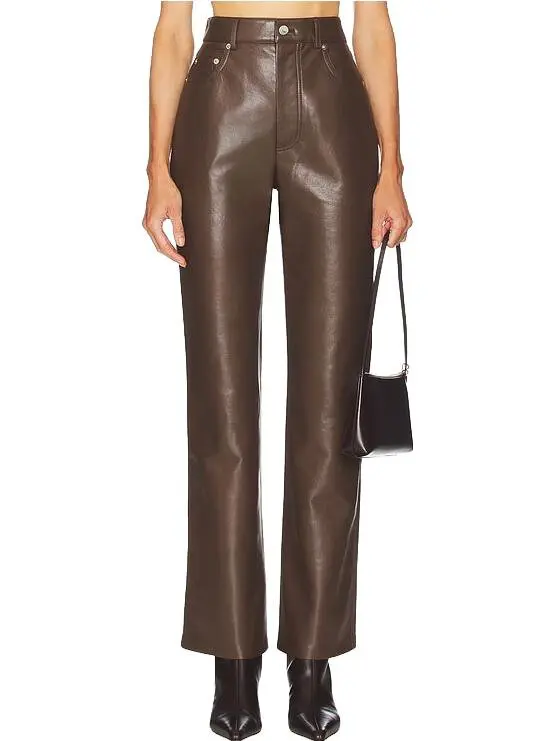 Nanushka Seldes Pant - Chocolate