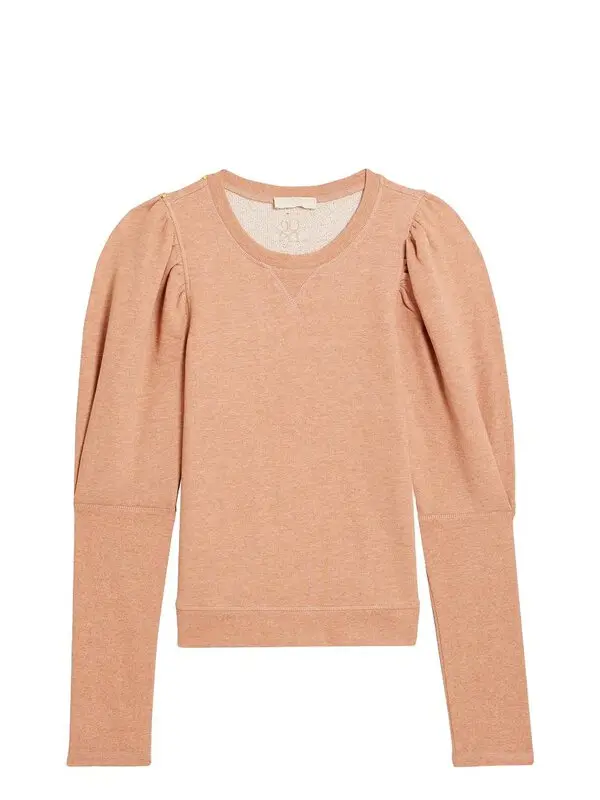 Ulla Johnson French Cotton-blend Terry Sweatshirt - Neutral