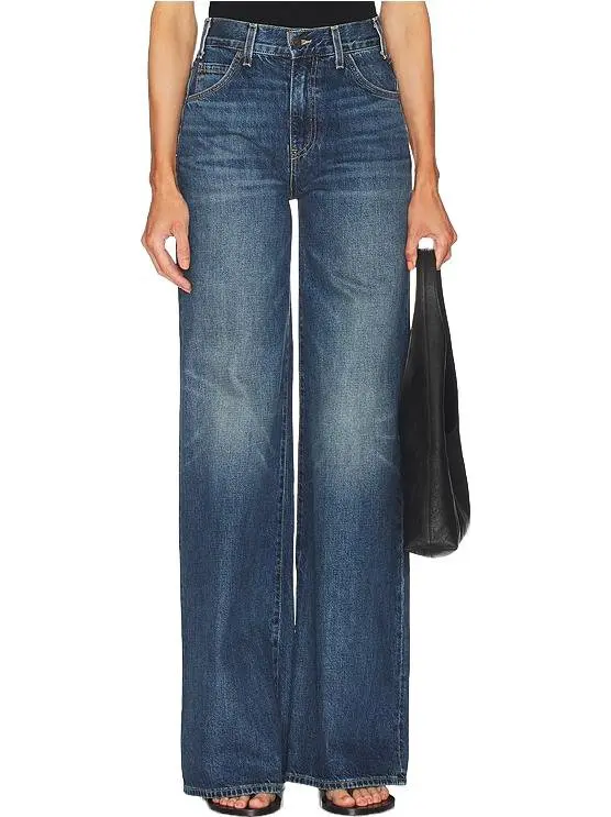 NILI LOTAN Salome Wide Leg Jean - Simon Wash
