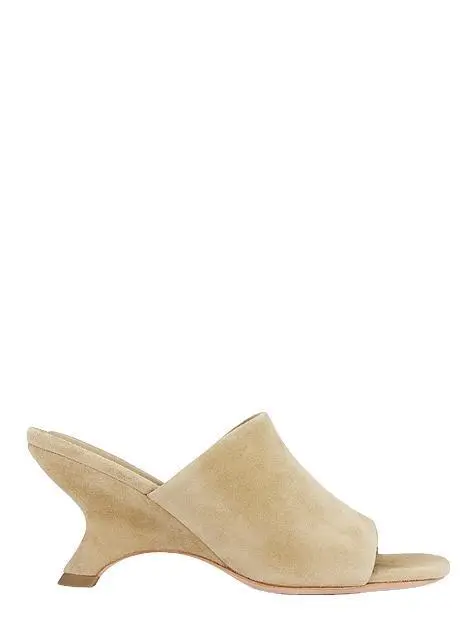 Simkhai Shadow Suede Mule Sandal - Desert