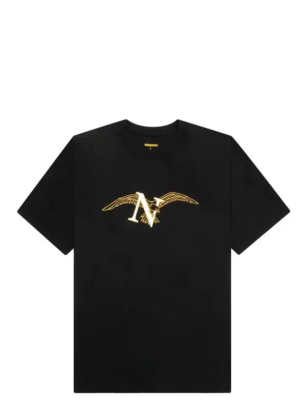 NEIGHBORHOOD Eagle-logo Rint T-shirt - Black