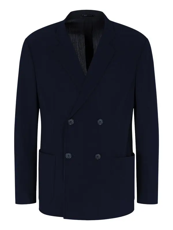 Giorgio Armani Double-breasted Jacket - Navy_blue