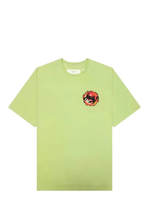 D-R-G-N Fireball Graphic-print T-shirt - Green