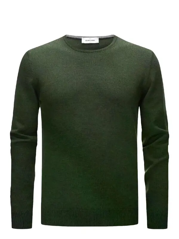 GRAN SASSO Wool Crew-neck Sweater - Green