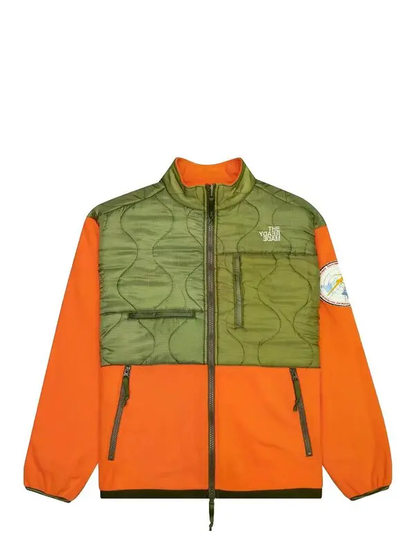 Readymade Quilted Fleece Jacket - Orange