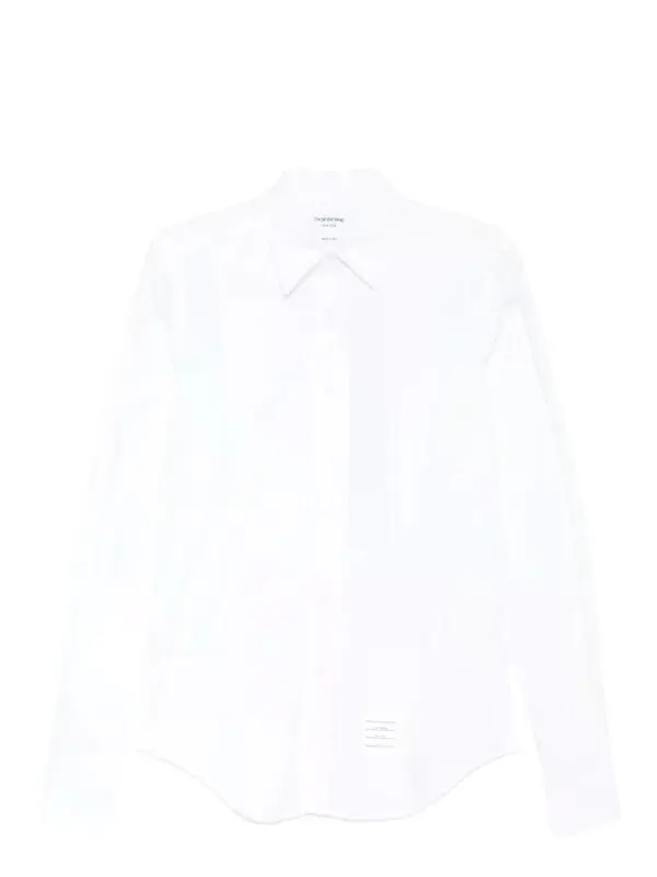 Thom Browne 3-stripes Logo Shirt - White