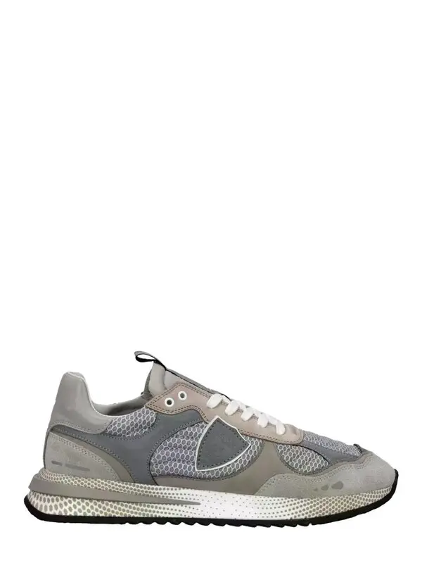 Philippe Model Olympique Mesh-panelled Sneakers - Grey
