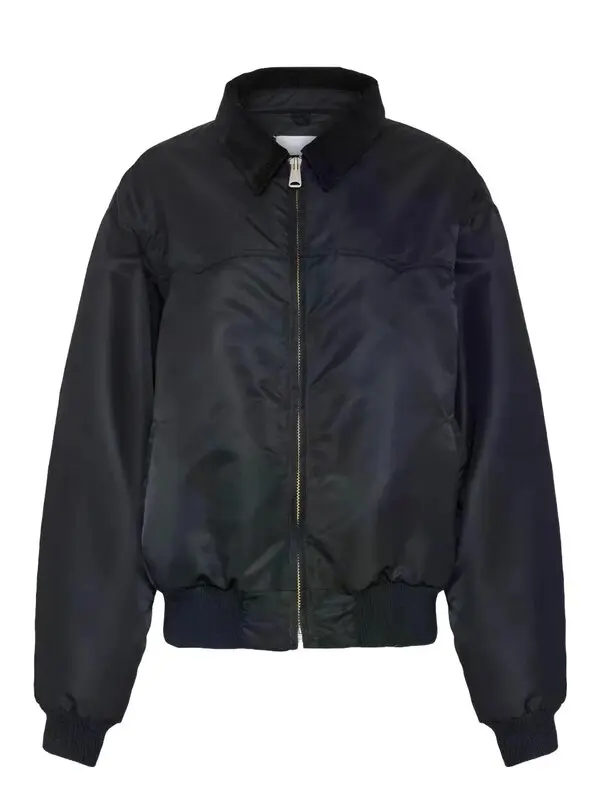 MAISON MARGIELA Corduroy-collar Bomber Jacket - Black