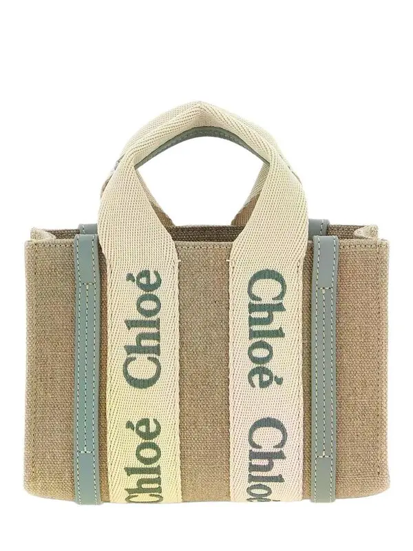 Chloé Woody Mini Tote - Neutrals