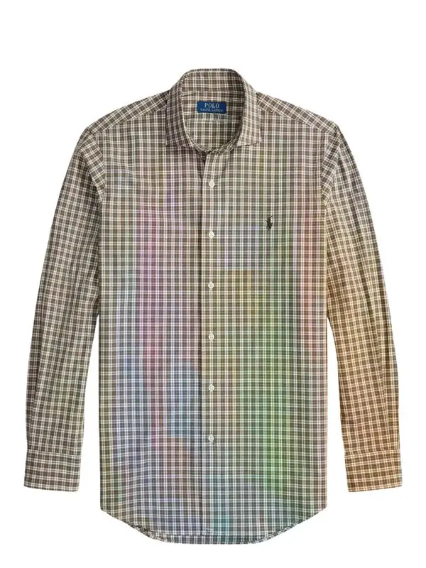 Polo Ralph Lauren Check-patterned Long-sleeve Shirt - Brown