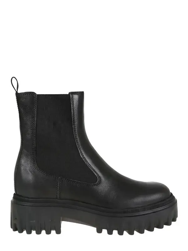 Hogan Platform Chelsea Boots - Black
