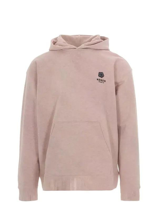 Kenzo Boke Flower Embroidered Hoodie - Pink