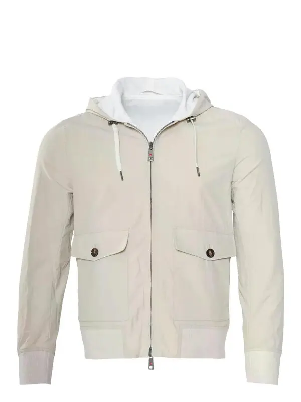 Kiton Kired Hooded Reversible Jacket - Neutrals