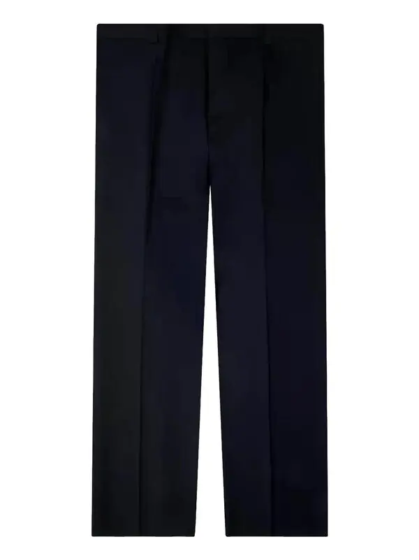 JIL SANDER Pressed-crease Trousers - Blue