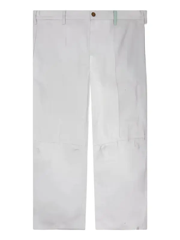 Marni Cotton-blend Trousers - White