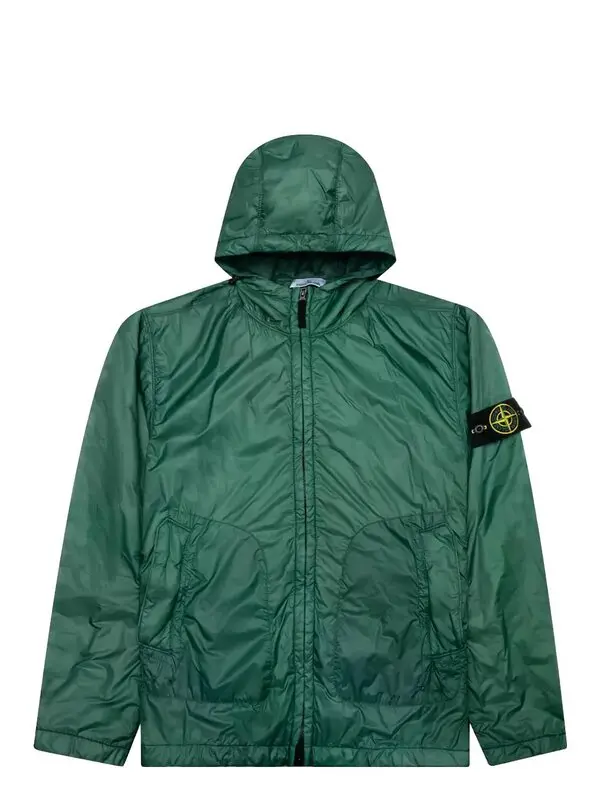 Stone Island Hooded Packable Jacket - Green