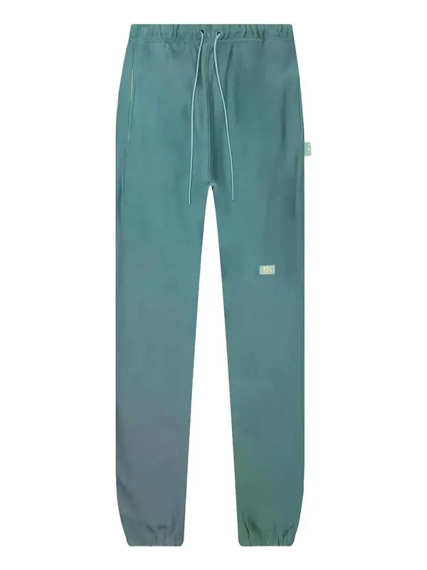 ADVISORY BOARD CRYSTALS Logo-patch Cuffed Track Pants - Green