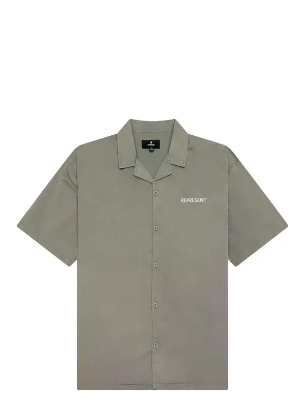 REPRESENT Camp-collar Shirt - Grey