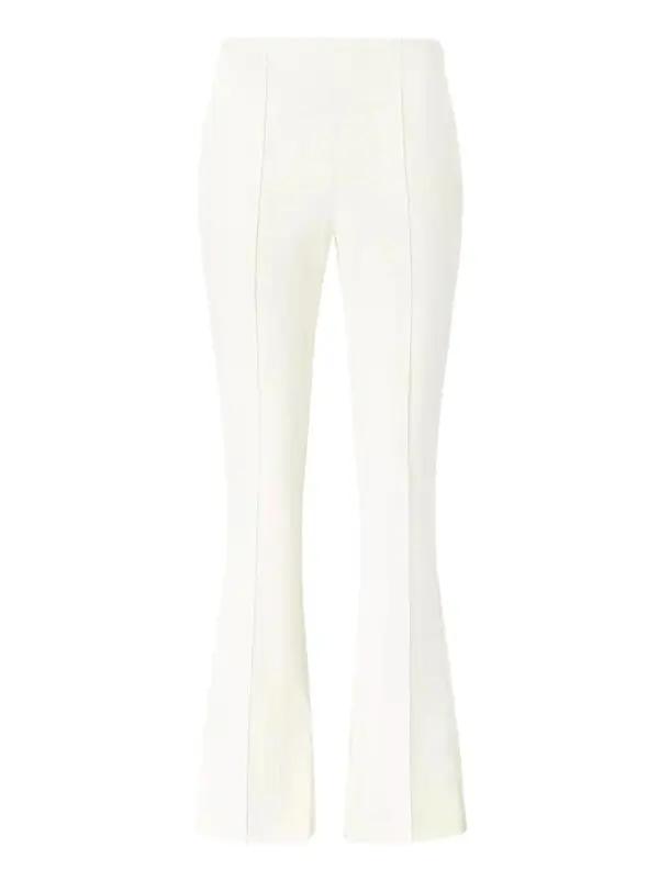 GENNY Flared-hem Trousers - White